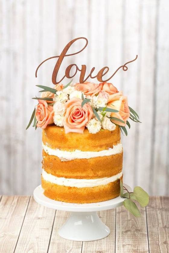 23 Rustic Wedding Cake Toppers for Any Country-Chic Event