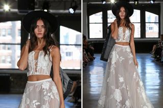 16 Crop-Top Wedding Dresses for Trendy Brides-To-Be