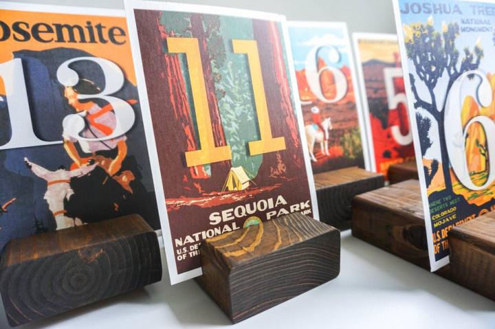 31 Non-Traditional Wedding Table Numbers to Fall in Love With