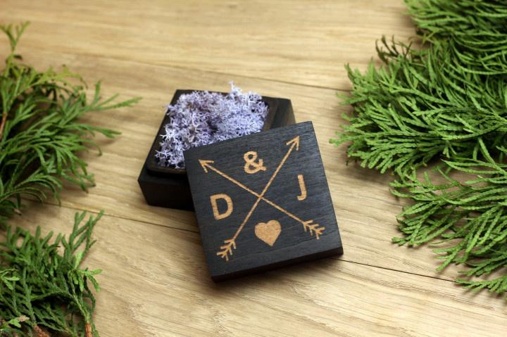 17 Wooden Ring Boxes for Your Rustic Wedding