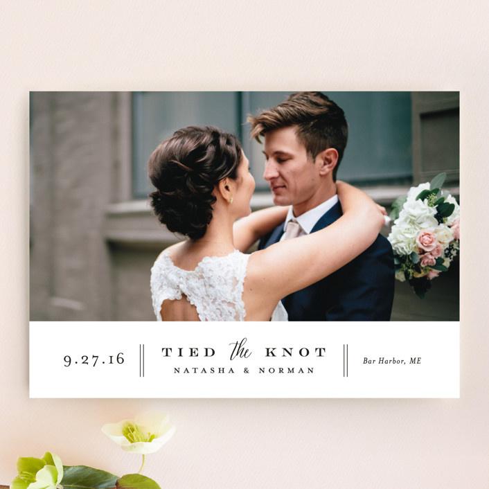 26 Wedding Announcements to Share Your “Just Married” News