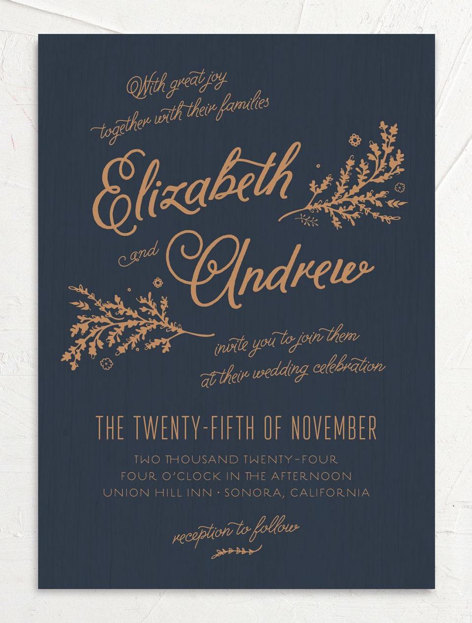 34 Fall Wedding Invitations You Can Shop Online