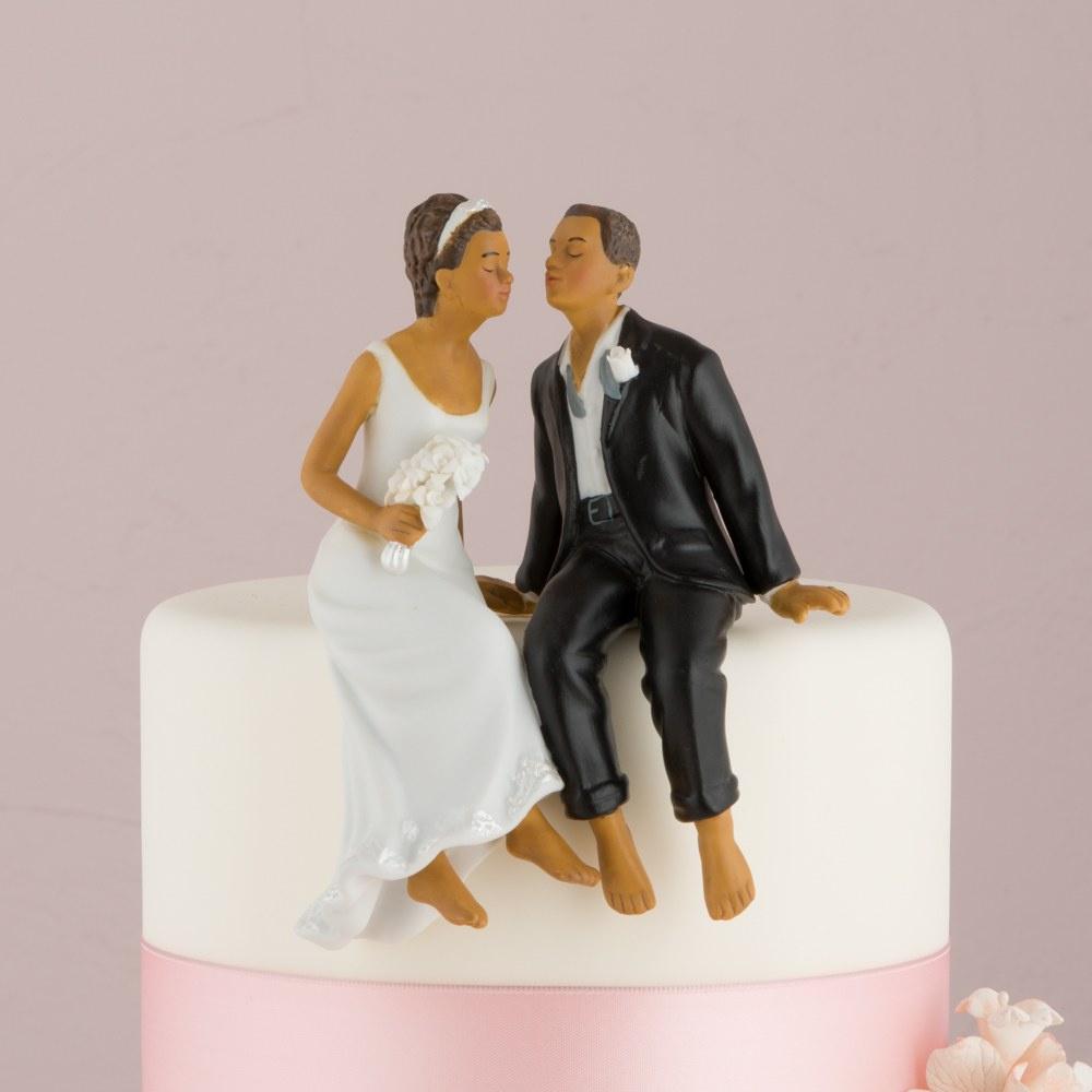 16 Black Couple Wedding Cake Toppers to Personalize Your Cake