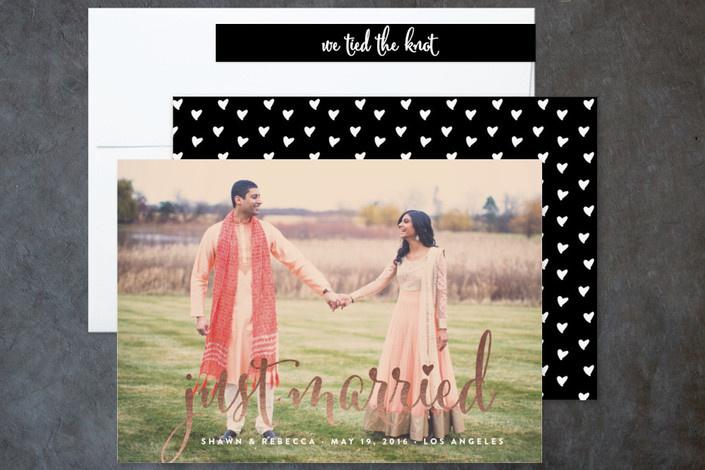 26 Wedding Announcements to Share Your “Just Married” News