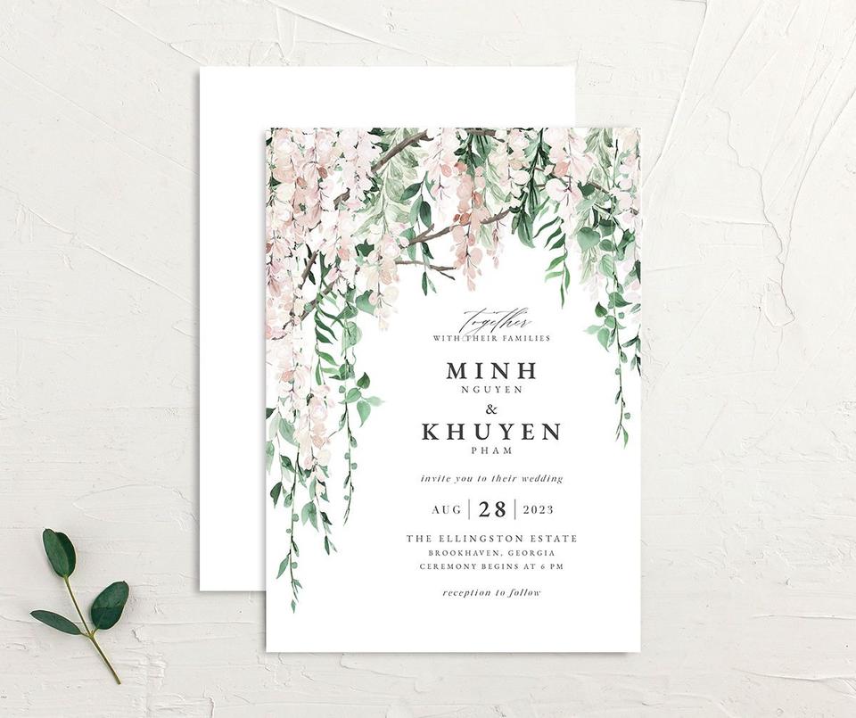 23 Romantic Floral Wedding Invitations