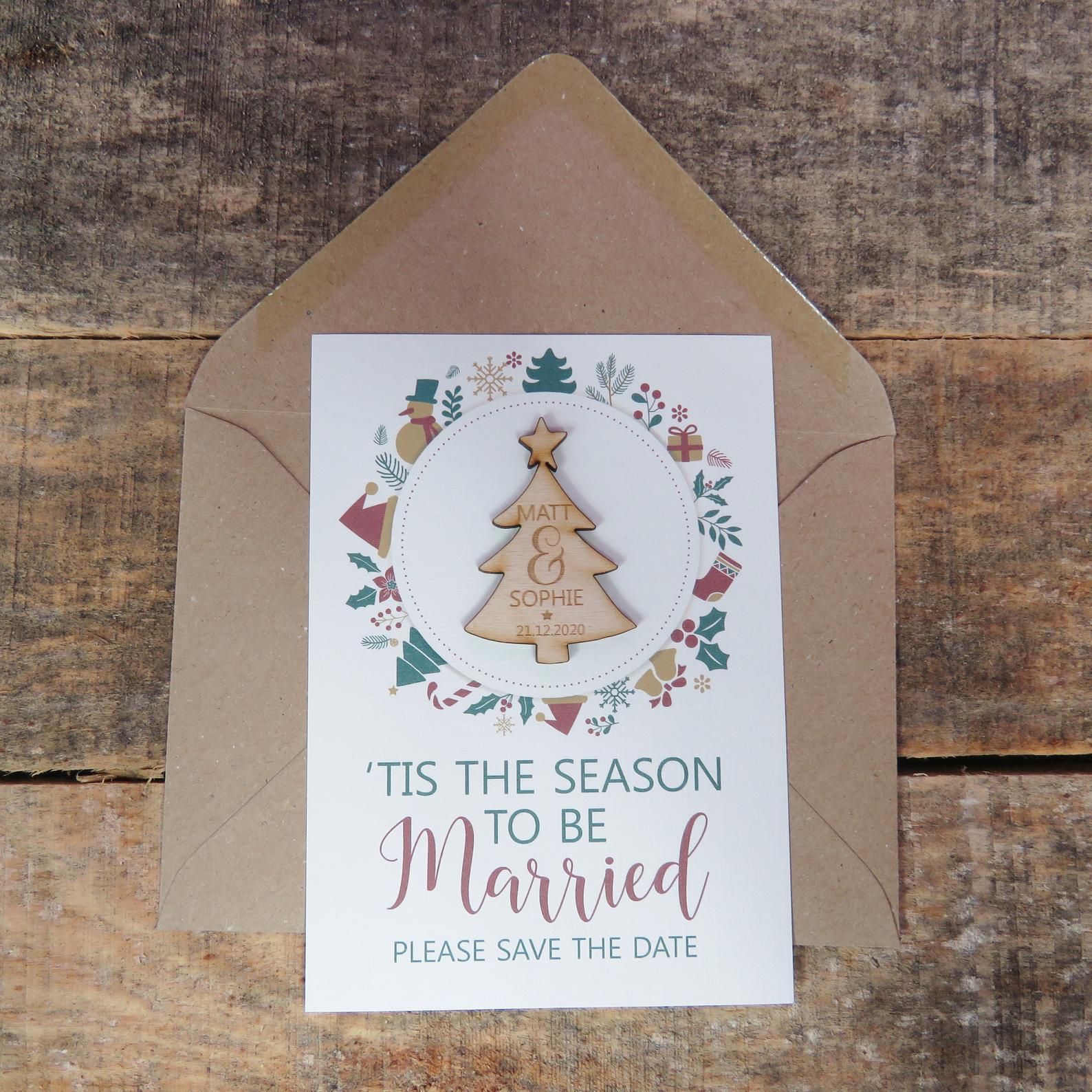 21 Winter Save the Dates Perfect for Your Snowy Celebration