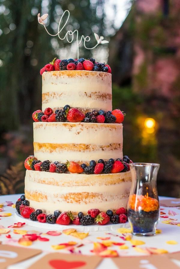 20 Naked Wedding Cakes That Are Better Without Frosting
