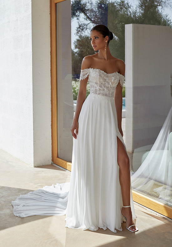 Candace A-line Wedding Dress by Adore by Justin Alexander - WeddingWire.com