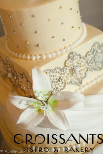 Croissants Bistro & Bakery - Wedding Cake - Myrtle Beach, SC - WeddingWire