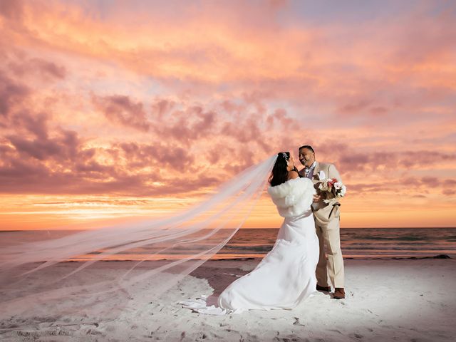 Gabrielle & Samuel Glam Winter Wedding in Tampa, FL