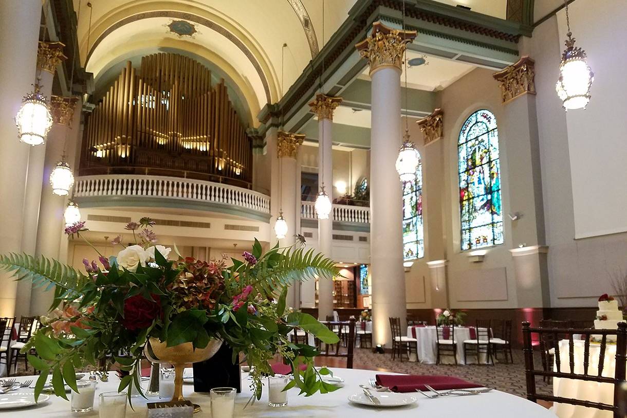 Pittsburgh's Grand Hall at The Priory - Historic Weddings - Pittsburgh ...
