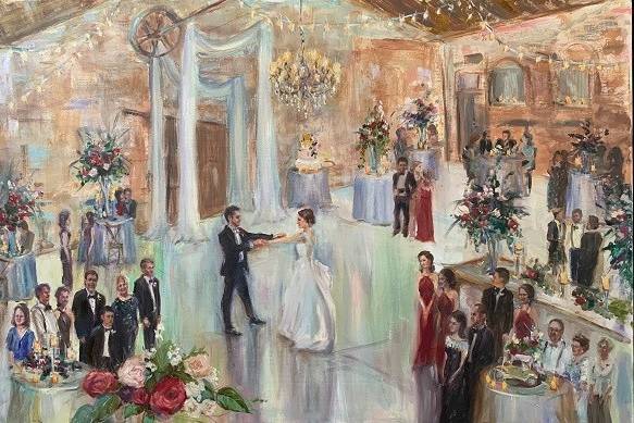 Live Event Portrait Artist Ann Bailey - Favors & Gifts - Roswell, GA ...