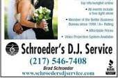 Schroeder's DJ Service Reviews - Springfield, IL - 93 Reviews