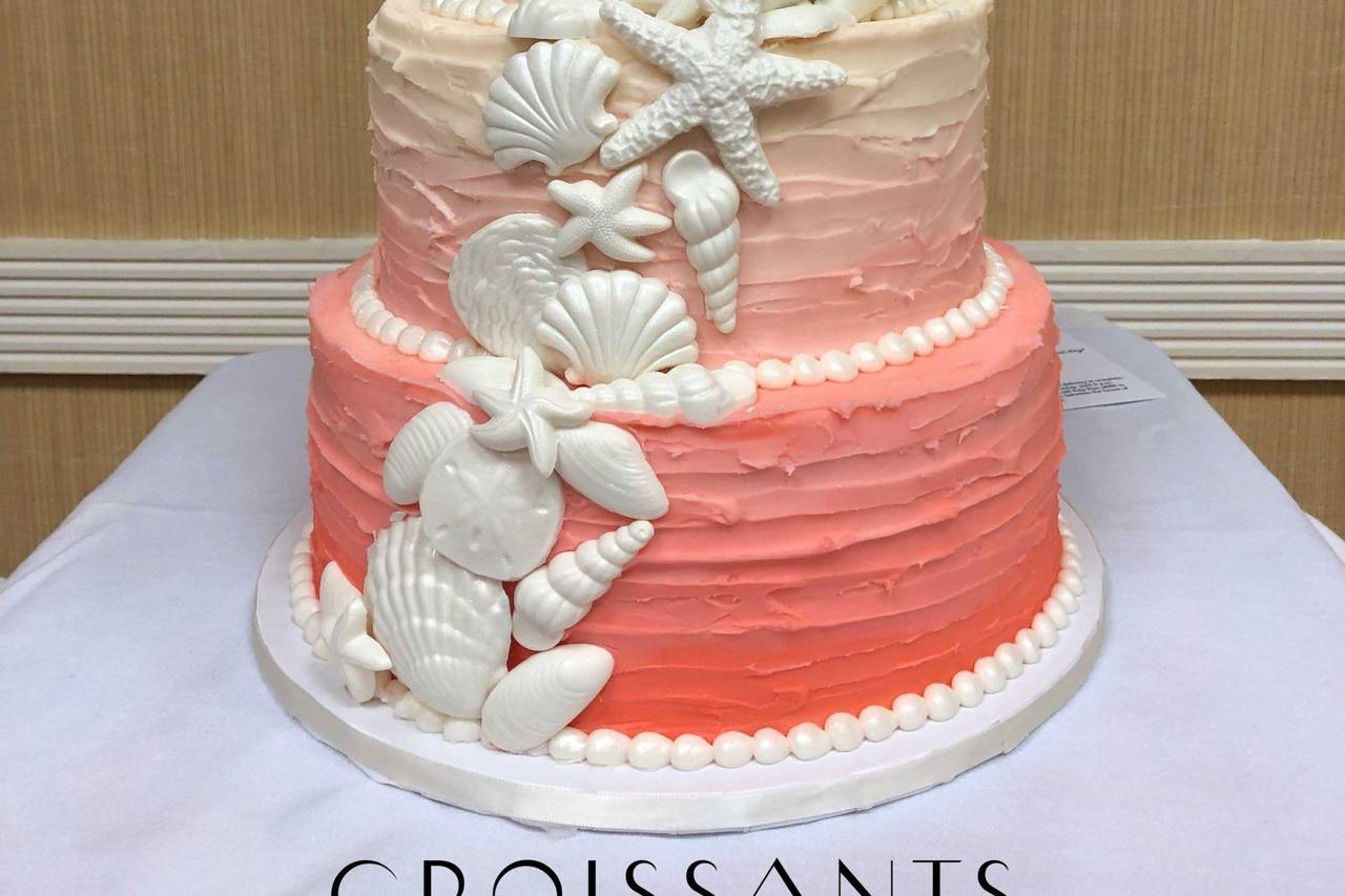 Croissants Bistro & Bakery - Wedding Cake - Myrtle Beach, SC - WeddingWire