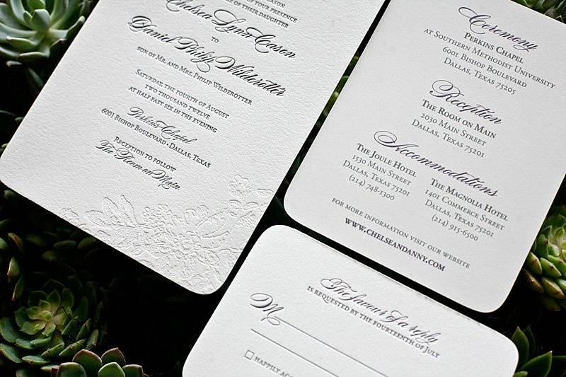 Southern Fried Paper Wedding Invitations Dallas Tx Weddingwire