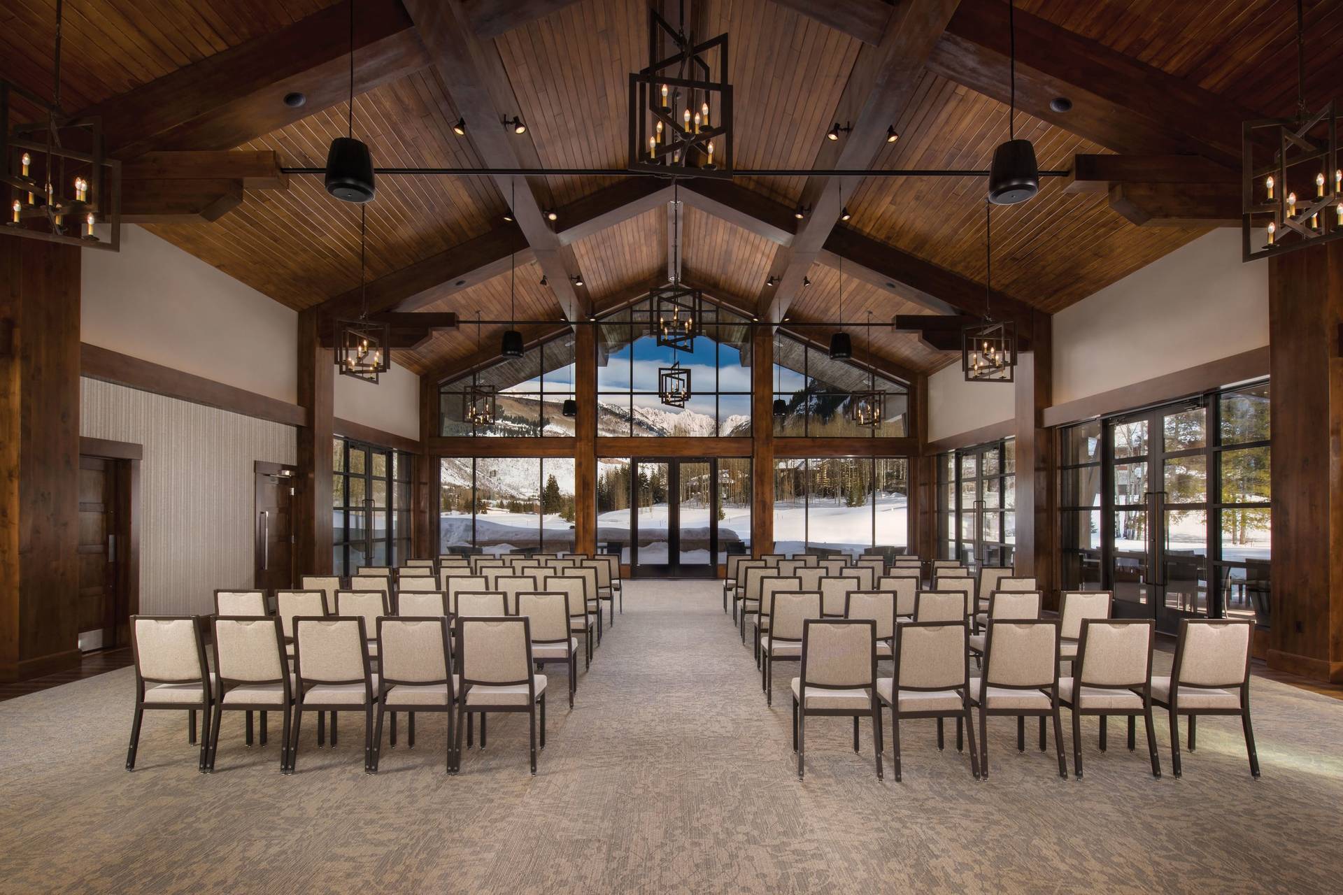 Vail Golf & Nordic Clubhouse - Country Club Weddings - Vail, CO ...
